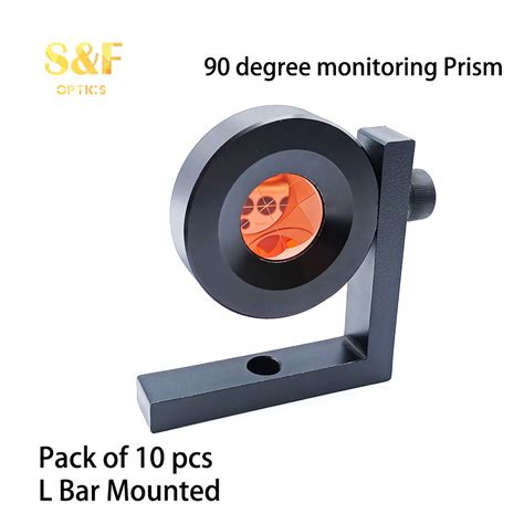 Pack Of 10 Pcs 90 Degree Monitoring Prism Tunnel Measuring Prism 1