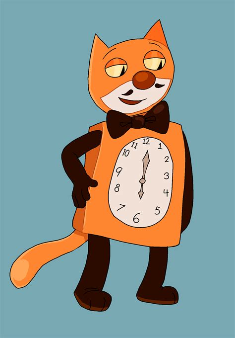 Cat Clock On Toyhouse