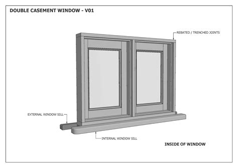Double Casement Windows V01 Ezebuilt