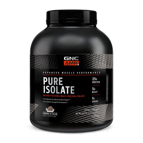 Gnc Amp® Pure Isolate Whey Protein Isolate Powder