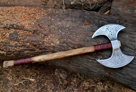 Axe Of The Ancients Handmade Double Headed Viking Axe With Inspire