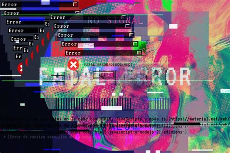 Gradient Background With Glitch Effect Universal Pattern Stock