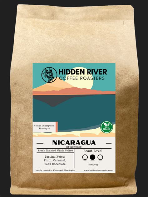 Hidden River Coffee Roasters Specialty Roasted 100 Arabica Coffee