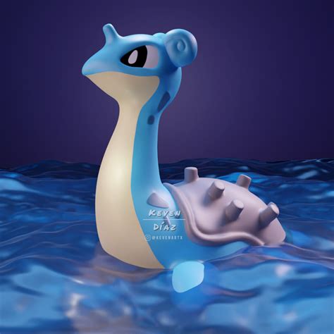 Artstation Lapras Fan Art