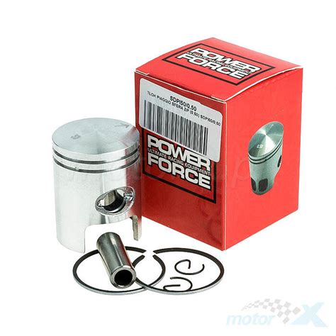 Complete Piston 50cc Power Force Gilera Piaggio From 40 00mm To 40 80mm [various Diameters