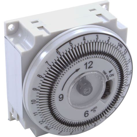 Timer Grasslin Repl Spdt Panel Mount 115v Woverride 24hr Pst