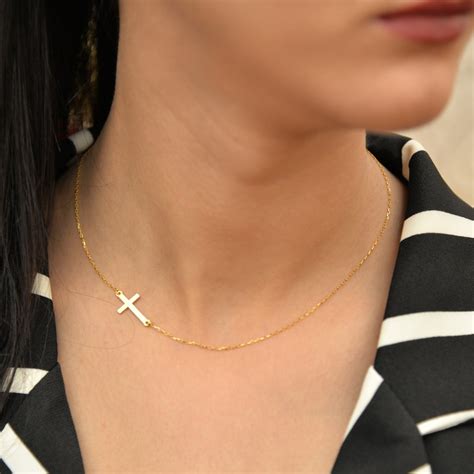 Cross Necklace Women Etsy