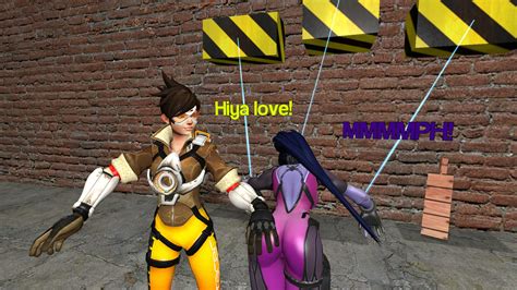 Widowmaker Spanked By Tracer By Noidea222 On Deviantart