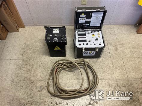 Hvi Pts 100 Portable Dc Dielectric Tester Note This Unit Is Being Sold