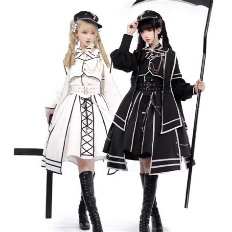 ゴスロリ♡全2カラー 軍服ロリータ アーミーセットアップ Set9 パステルキャンディ