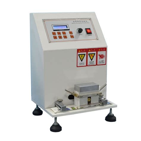 Rub Resistance Tester Dry And Wet Ink Printing Rub Durability Test