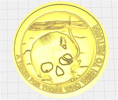 Ferrymans Quartertoken From Pressure Roblox By Ferdinand777 Download Free Stl Model
