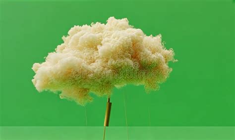 Fluffy Cloud Structure On A Green Backdrop Stock Video Video Of Yellow Life 368356085