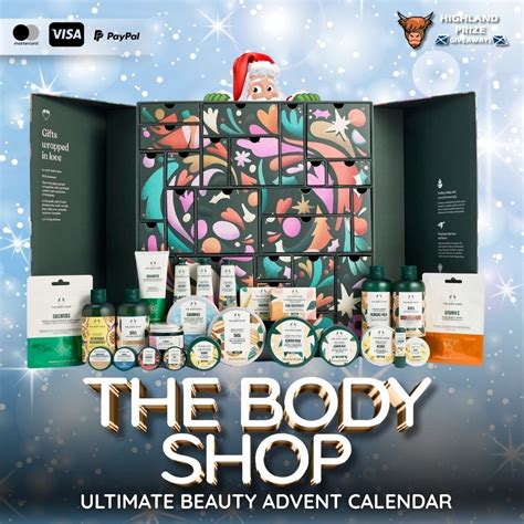 The Body Shop Ultimate Beauty Advent Calendar Highland Prize Giveaways