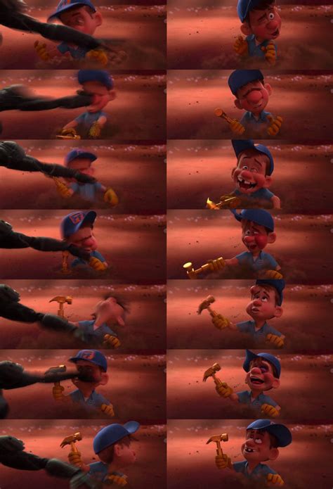 Wreck It Ralph Sergeant Calhoun Hits Felix By Dlee1293847 On Deviantart