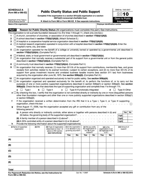2010 Form 990 Instructions Fill Out And Sign Online Dochub
