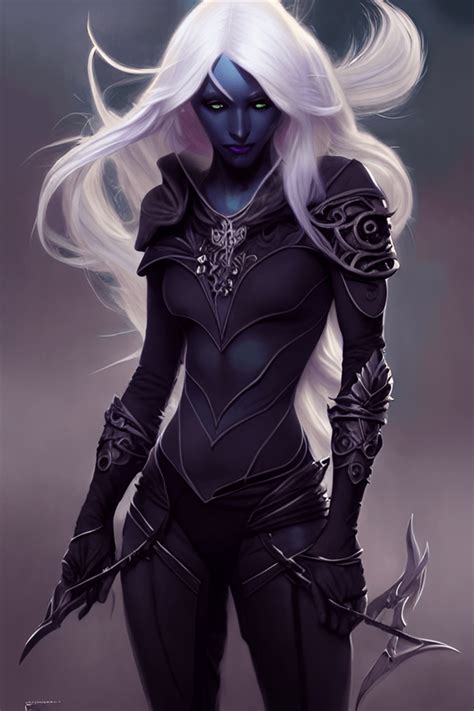 I Generate A Female Drow Rogue With Sd Rdndai