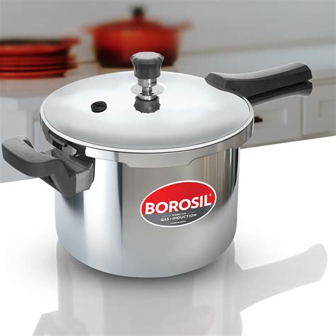 Borosil Presto Tri Ply Outer Lid Pressure Cooker 65l