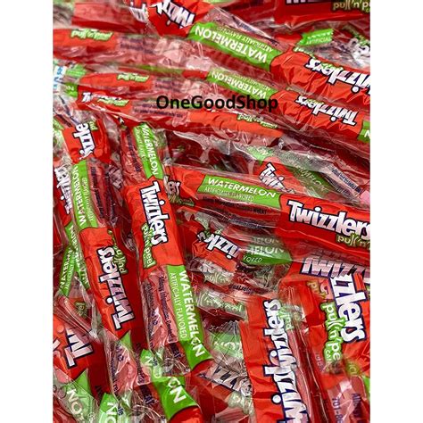 Twizzlers Watermelon Flavor Chewy Candy Strings Pull N Peel 2 Pound