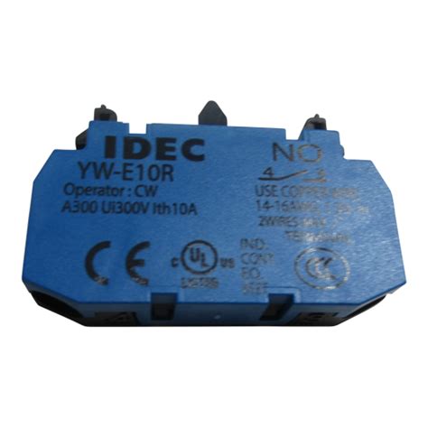 Idec Yw E10r Contact Block