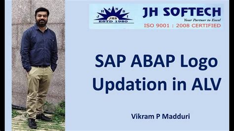 Sap Abap Logo Updation In Alv Youtube