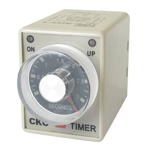 Unique Bargains 380v Ac 3sec 0 3 S Dpdt 8 Pin 8p Terminals Delay Timer