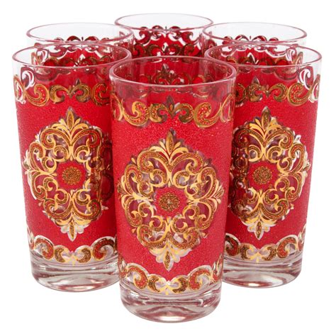Red Drinking Glasses