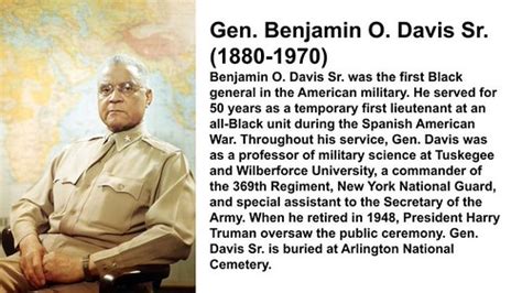 Black History Slide General Benjamin O Davis Sr Copy Flickr