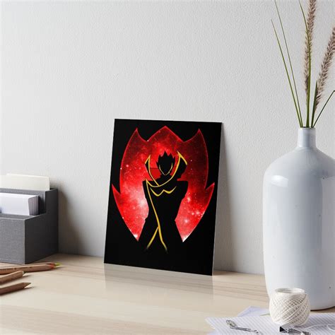 Zero Code Geass Art Board Print By Dandeelion Redbubble