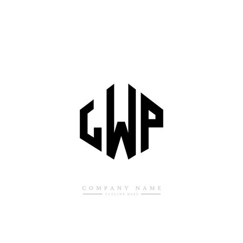 Lwp Letter Logo Design With Polygon Shape Lwp Polygon And Cube Shape