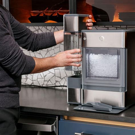 Ge Profile Opal Nugget Ice Maker Sidetank In Stainless Steel