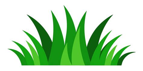 Green Grass Vector Art On White Background Premium Ai Generated Vector