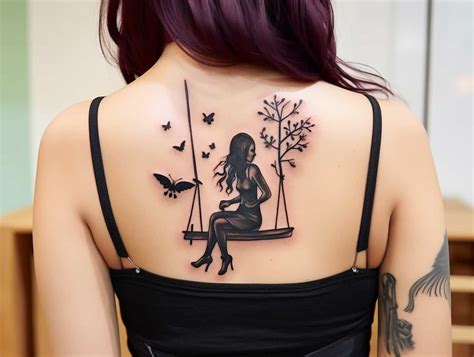 Girl On Swing Tattoo Meaning Unveiling The Symbolism Designs