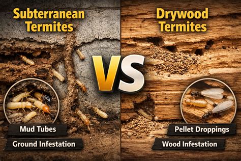 Subterranean Vs Drywood Termites In Florida