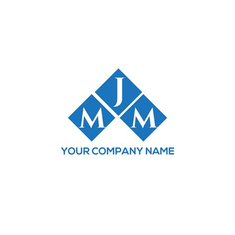 Mjm Letter Logo Design On White Background Mjm Creative Initials Letter Logo Concept Mjm