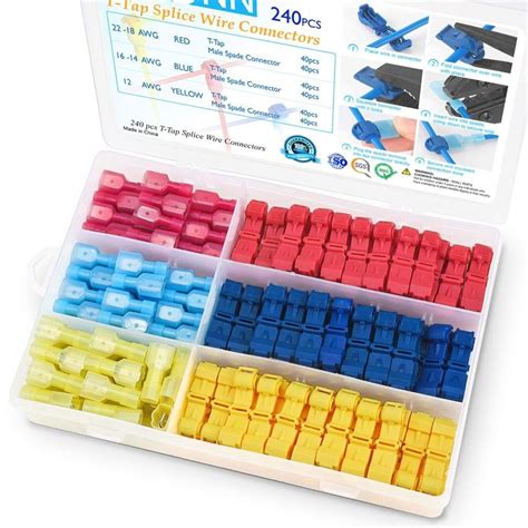 [amazon] 240 Pack Ticonn T Tap Wire Connectors 5 46 Was 12 99 R Preppersales