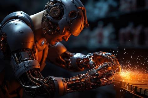 Premium Ai Image Smart Factory Operations And The Industry 40 Revolution With Automation And