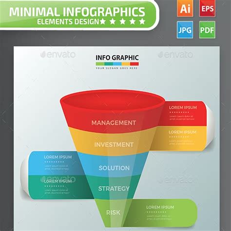 Funnel Infographic Design Masterbundles