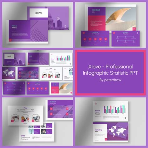 Professional Statistic Infographic Powerpoint Template Masterbundles