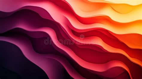Abstract Colorful Wave Background With Dynamic Curves Stock Illustration Illustration Of