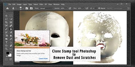 Clone Stamp Tool Photoshop To Remove Dust And Scratches