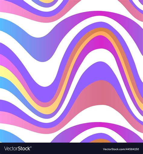 Gradient Wavy Pattern Design Royalty Free Vector Image