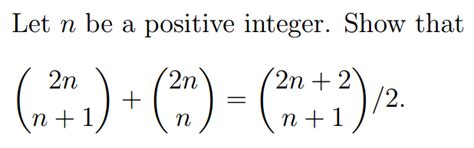 Solved Let N Be A Positive Integer Show That N N N Chegg