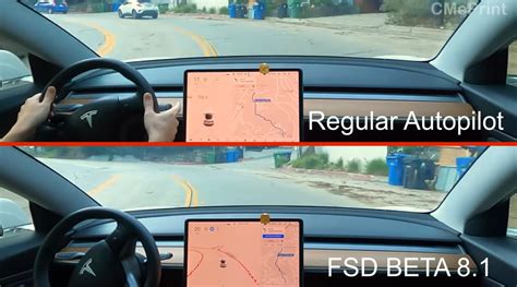 Compared Regular Tesla Autopilot Vs Full Self Driving Beta VIDEO TeslaNorth Com