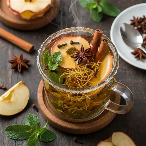 Spiced Apple Green Tea Infusion With Ginger Hints · All Special Recipes