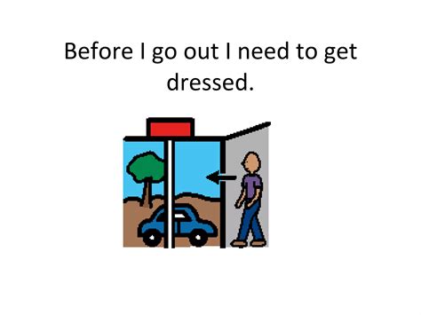 Getting Dressed Social Story Ppt
