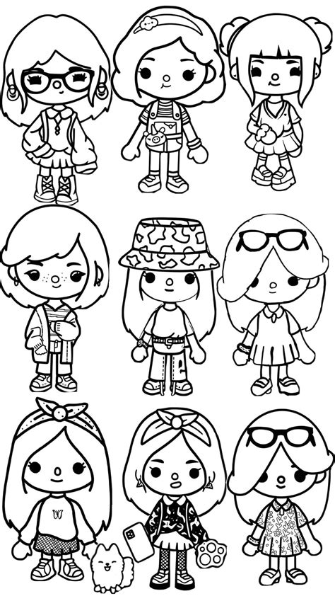 Dibujos De Toca Boca Para Imprimir Y Colorear 🎨