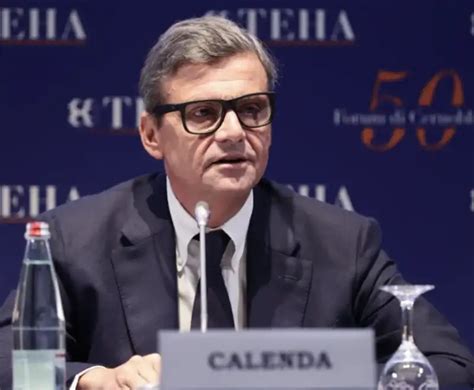 Carlo Calenda Al Forum Di Cernobbio