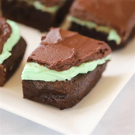 Grasshopper Brownies The Carefree Kitchen