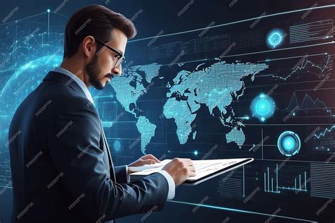 Premium Photo Big Data Analytics With Ai Technology Data Analyst Analyzing And Visualizing Complex